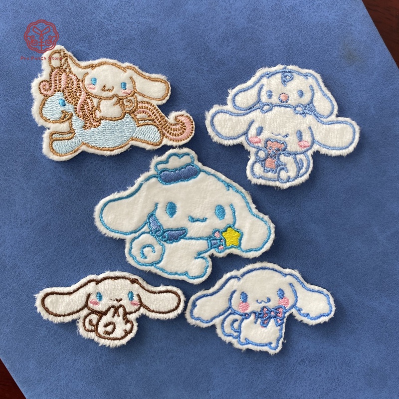 Pro Patch Store Plush Cinnamoroll Series Self-Adhesive Cloth Sticker ...