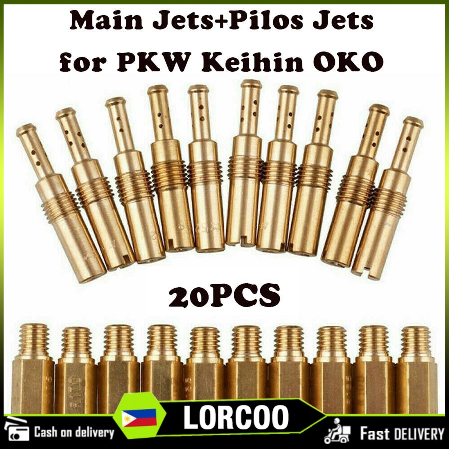 L Carburetor Main Jet Kit with Slow/Pilot Jet Set Replacement Fir For ...