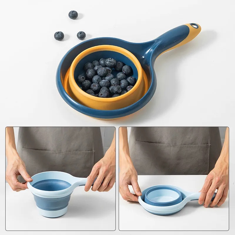 Multipurpose Foldable Water Dipper Collapsible Durable Fruit Tray ...