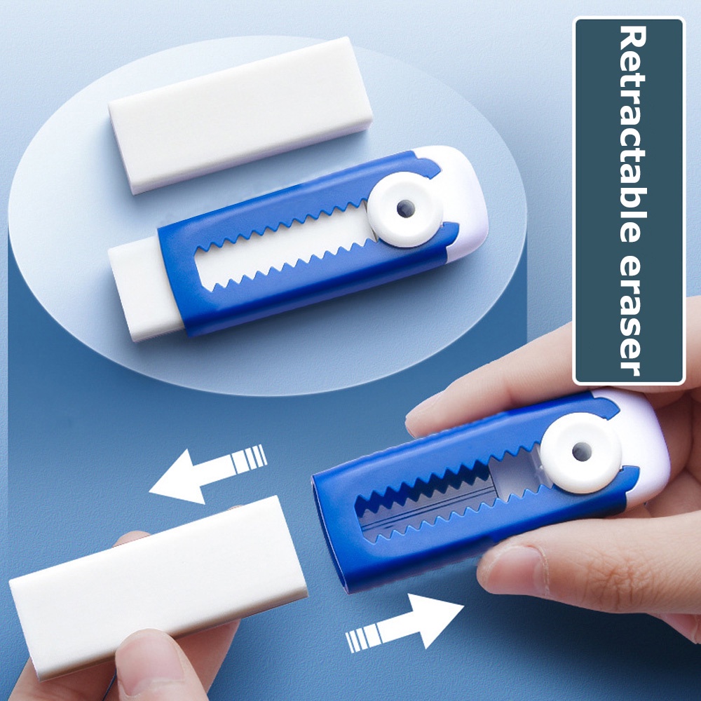 Creative Retractable Push Pull Eraser Student Writing Drawing ...