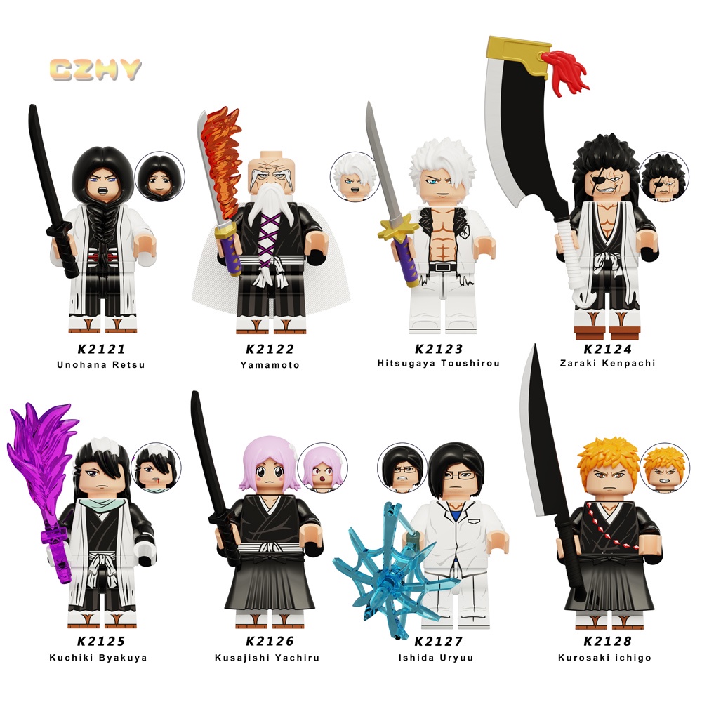 Comics Bleach Mini Building Block Figure Kurosaki Ichigo Ishida Uryuu ...