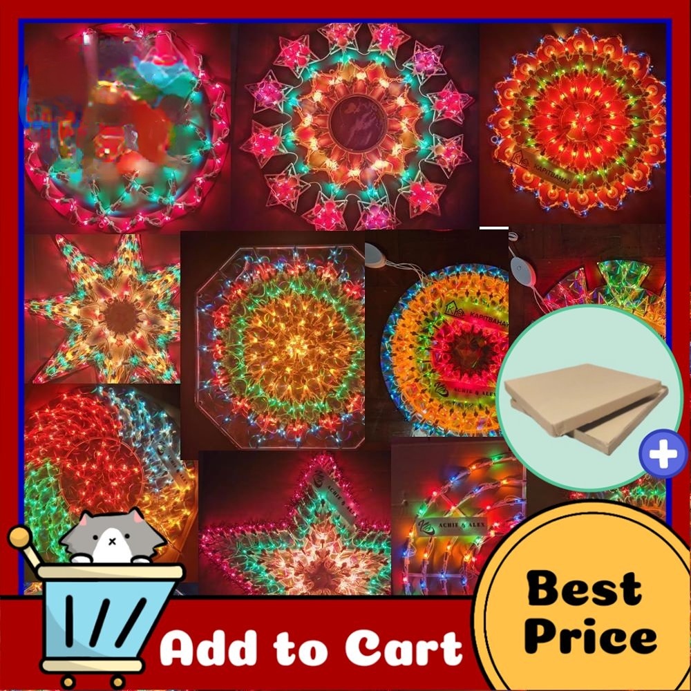 Christmas Support Led Parol Light Lantern Seasonal Lights Outdoor ...