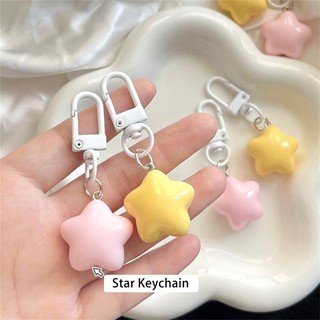1pcs Ins Cute Star Keychain Key Rings Star Pendant Accessory For ...