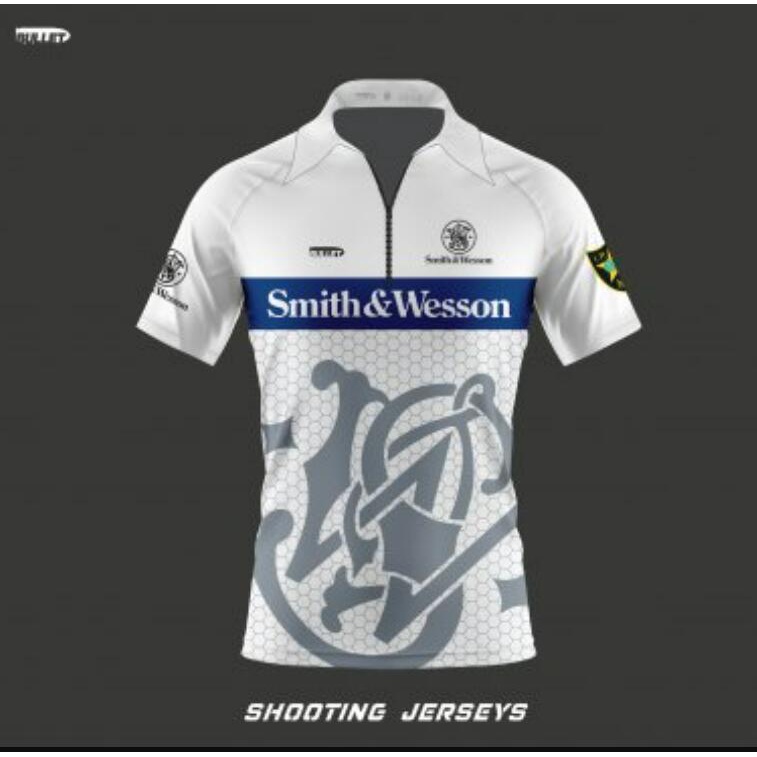 Smith&Wesson Shooting Tactics Zipper Polo High Quality Free Custom Name ...