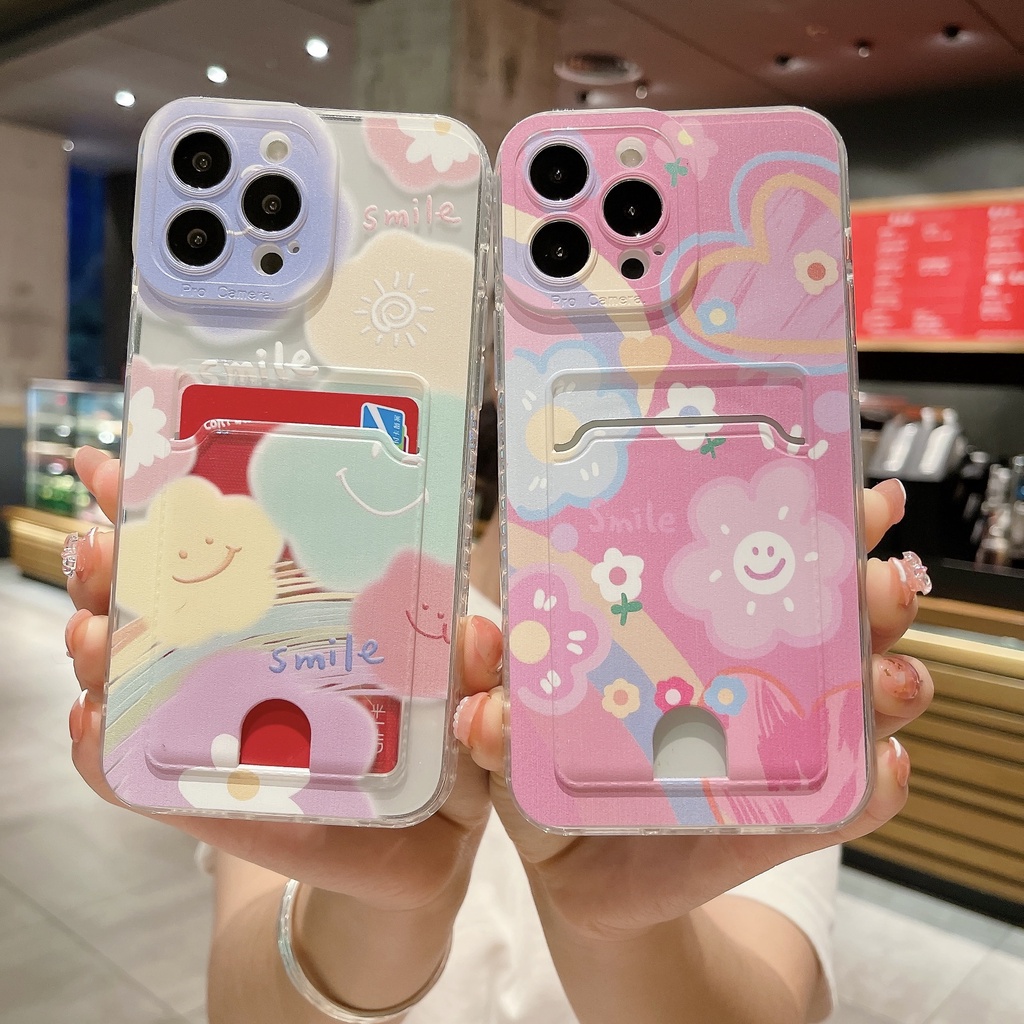 Cute Cartoon Wallet Case For OPPO F9 F11 Pro F19 Pro Plus F19S Soft ...