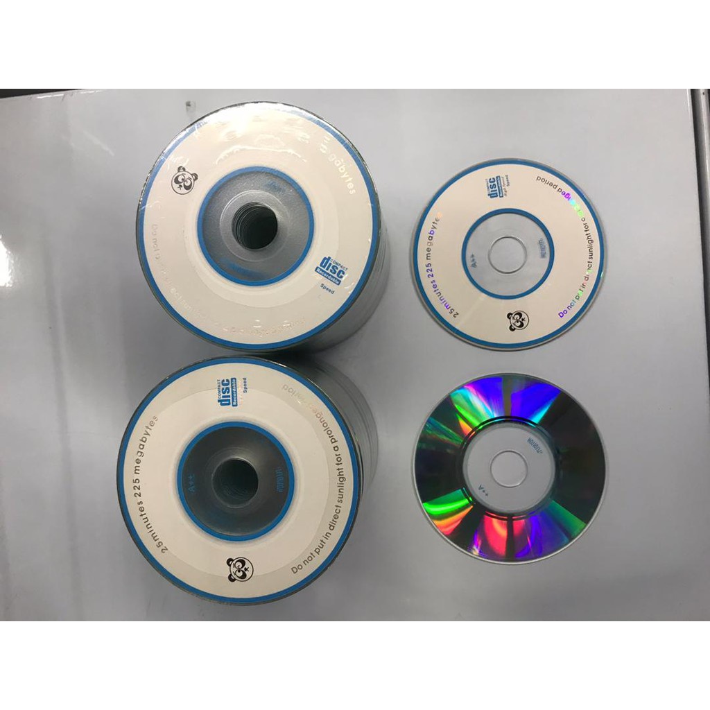 8cm Blank Mini CDR 25minutes 225MB (10pcs/50pcs/100PCS with cd sleeve ...