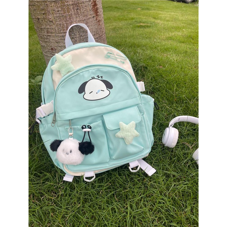 Black Cat House Original y2k Millennium Style Schoolbag College ...