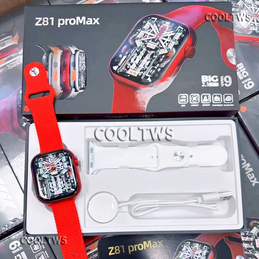 Iwo 15 Pro Z81 PRO MAX Smart Watch Compass NFC Fitness Sports Band ...