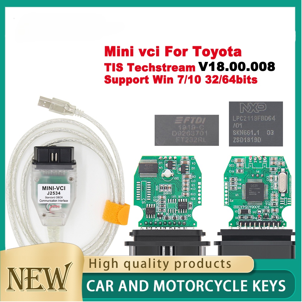 xps mini vci For Toyota TIS Techstream V18.00.008 minivci FTDI For ...