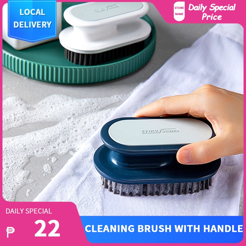 Multi-purpose Cleaning Brush with Handle Laundry Brush Bathroom and ...