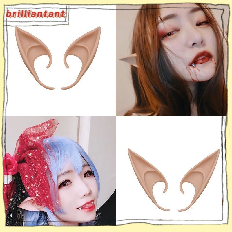 Halloween Cosplay Fairy Elf Halloween Costume Latex Prosthetic Ear ...