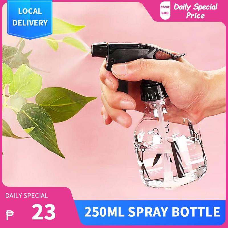250ML Hand-press Spray Bottles Leak-proof Refillable Container Mist ...