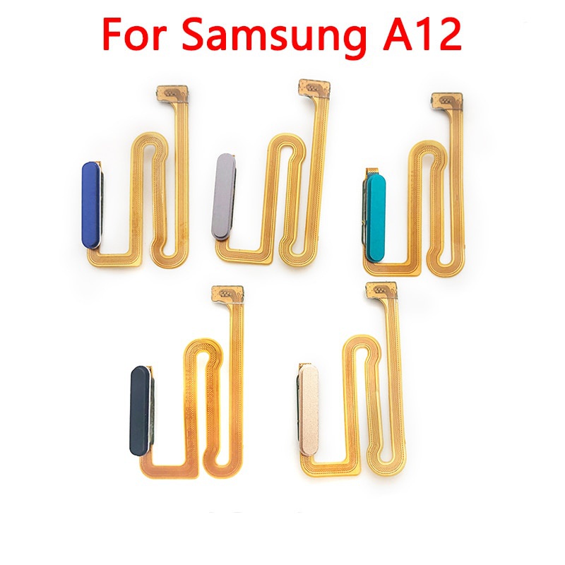 For Samsung Galaxy A12 Fingerprint Sensor Home Return Key Menu Button ...
