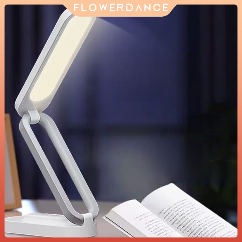 Led Table Lamp Foldable Study Desk Light Bedroom Touch Control Dimmable ...