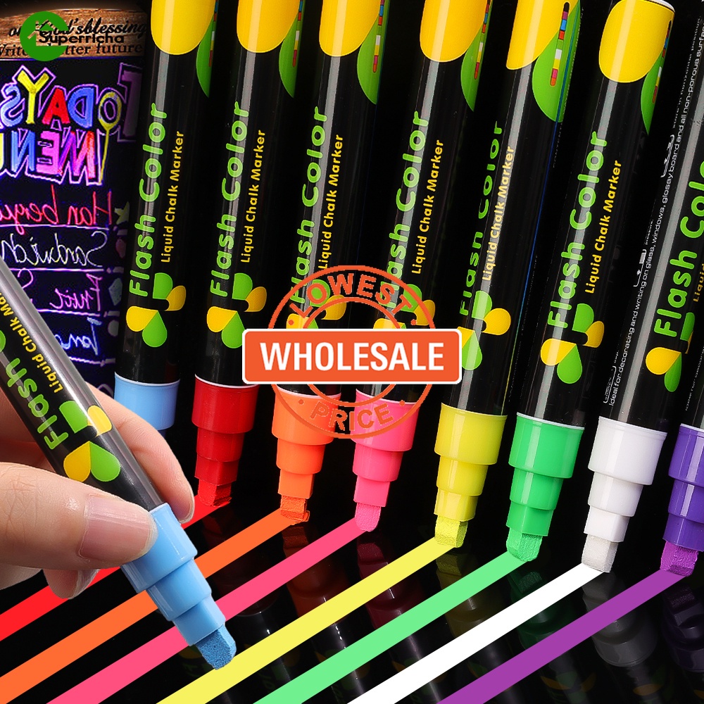 [Wholesale Price]Erasable Liquid Chalk / 8 Color Highlighter ...