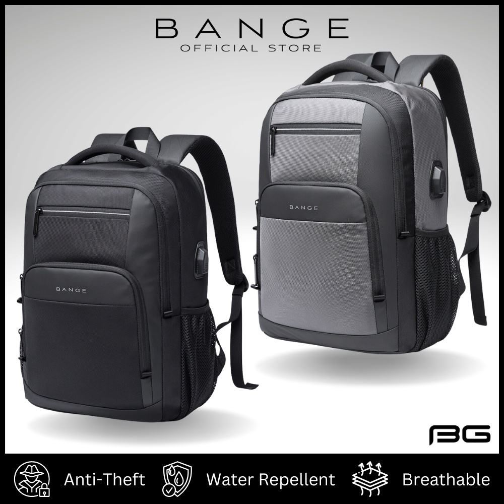 1921 BANGE Premium Backpack | Anti-Theft Design | (45x32x15 cm, 22L, 0 ...