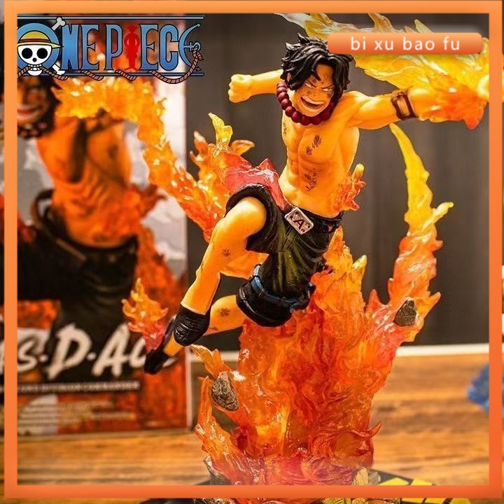 One Piece Figure GK Full Set Fire Fist Yandi Ace's Death Sabo Luffy ...