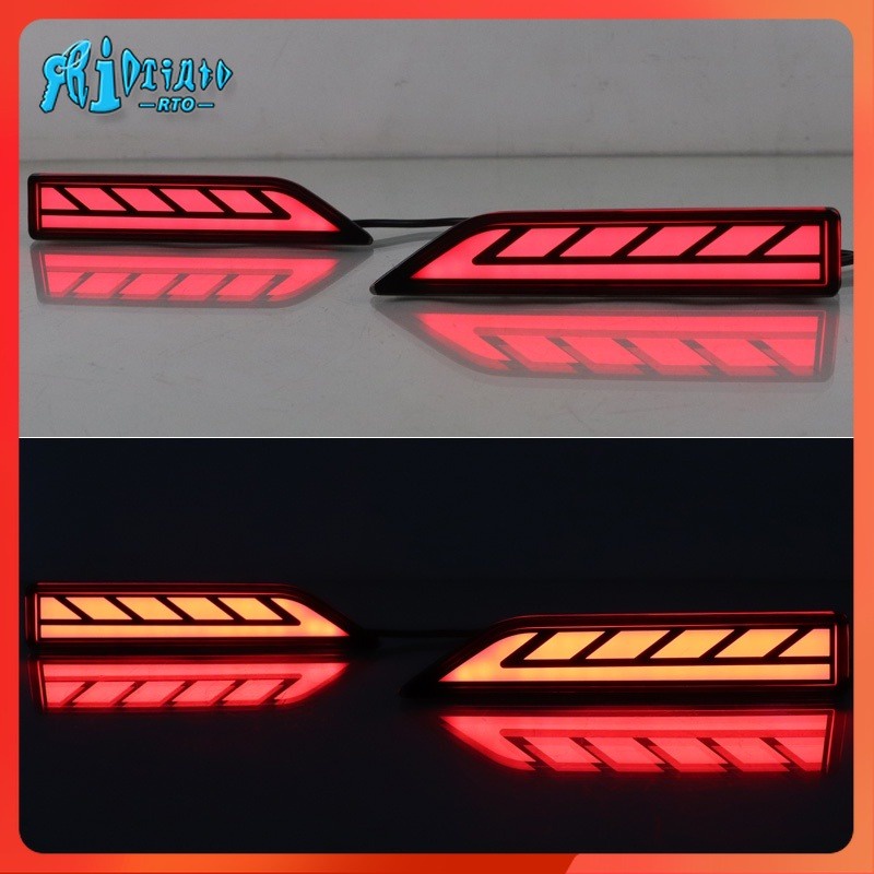 RTO LED Bumper Light For Toyota Veloz 2021-2023 3-in-1 Functions 12V ...