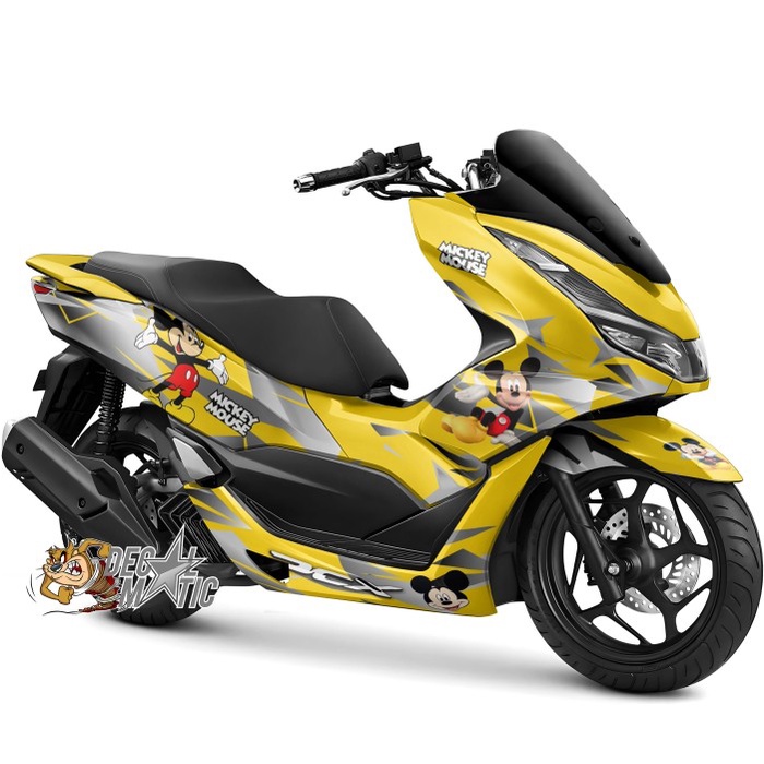 Full Body PCX Sticker - Full Body Decal for Honda PCX 150 PCX160 Mickey ...