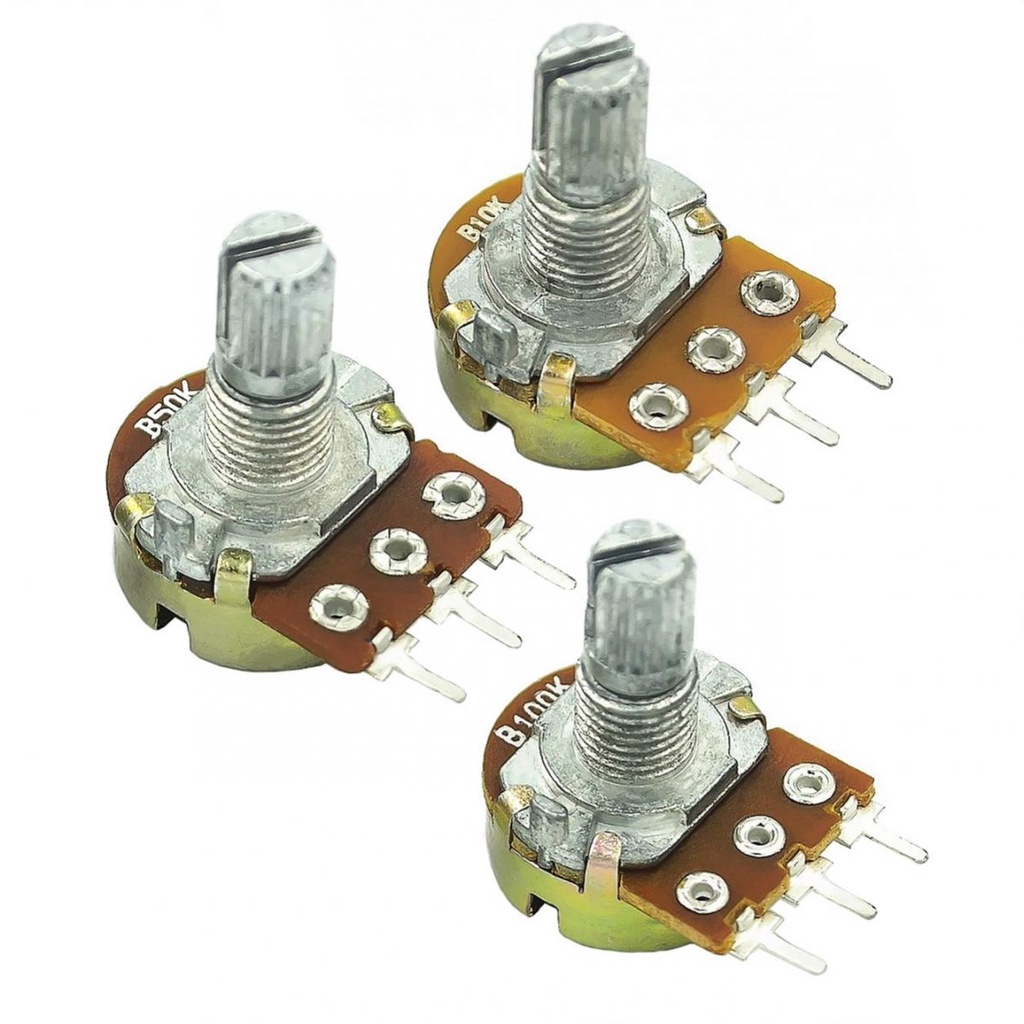 1piece WH148 B10K / B50K / B100K 15mm Shaft 3Pins Single Joint ...