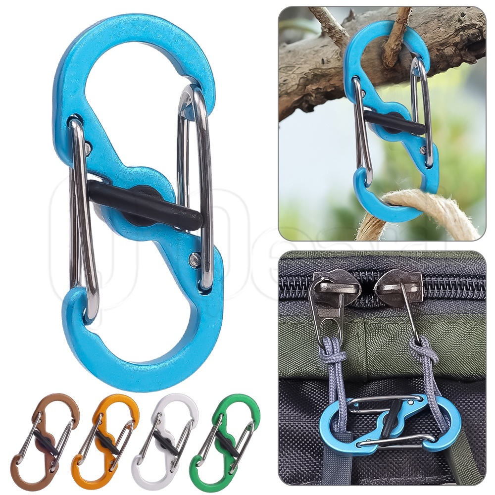 Mountaineering Buckle / Spring Wire Gate Locking Snap Hooks / Mini ...
