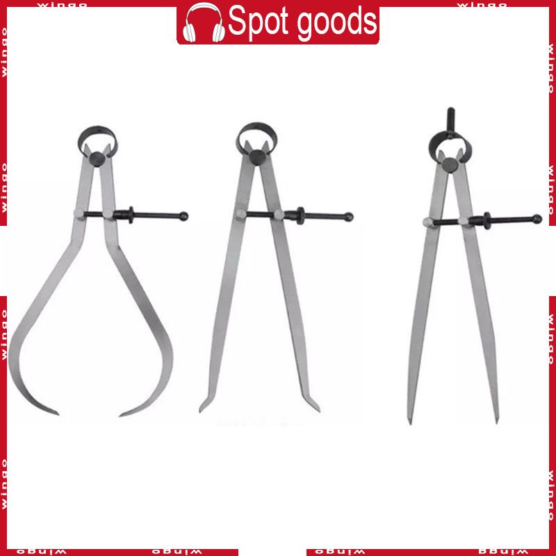 WIN Spring Calipers Measurement Inside Outside Divider Tool Set ...
