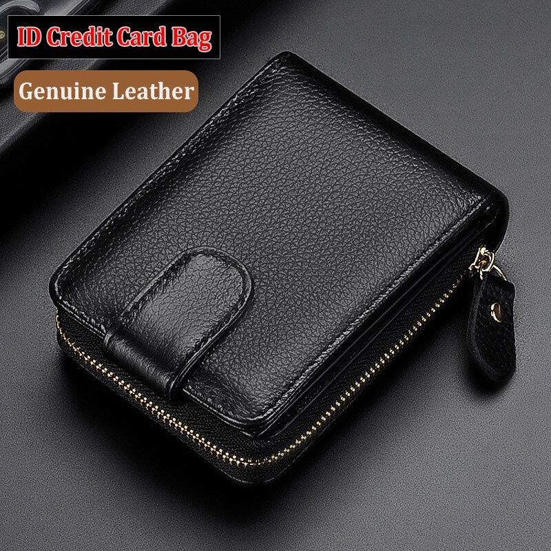 Real Leather Driver License ID Holder Men and Women Credit Card Organ ...