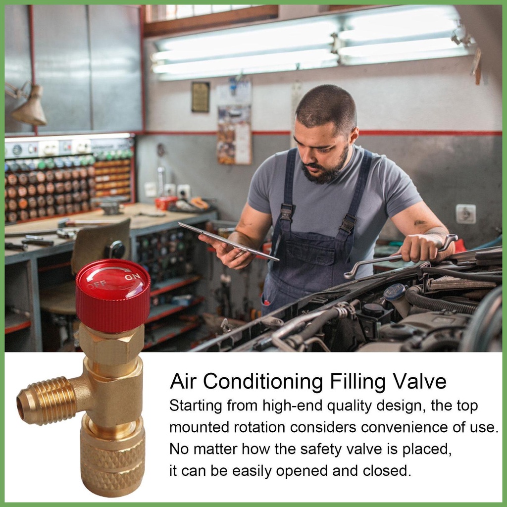 Car Refrigerant Valve Refrigerant Ball Valve Control Charging Valves ...