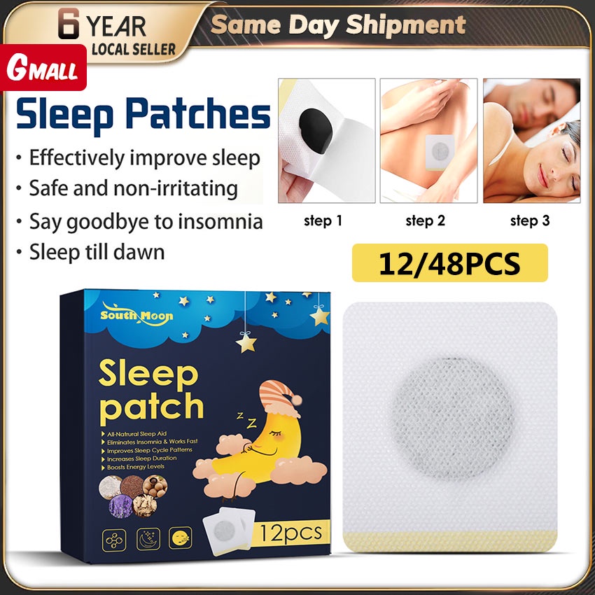 12/48 Sleep Patch Aid for Quality Sleeping Headache Insomnia Treatment ...