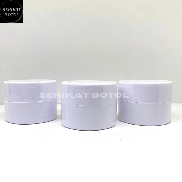 PUTIH Ps CREAM POT 10GR WHITE LIST PLAIN/CREAM POT PS 10GR WHITE 10 ...