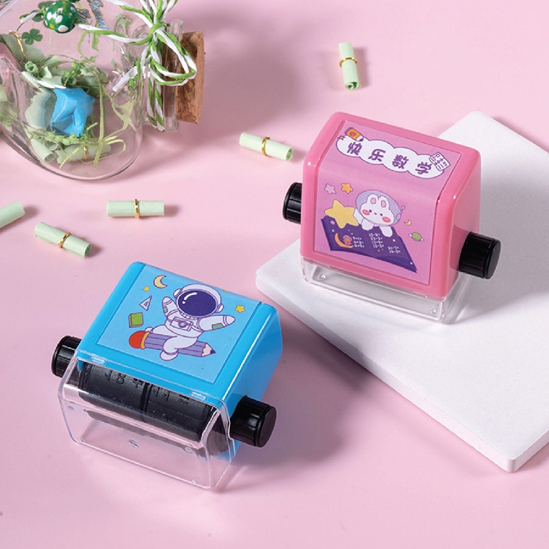 Addition, subtraction, multiplication and division mini roller creates ...