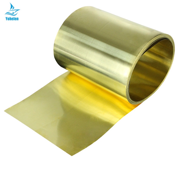 1Meter/Roll Thin Brass Sheet Strip Gold Film High Purity Brass Foil ...