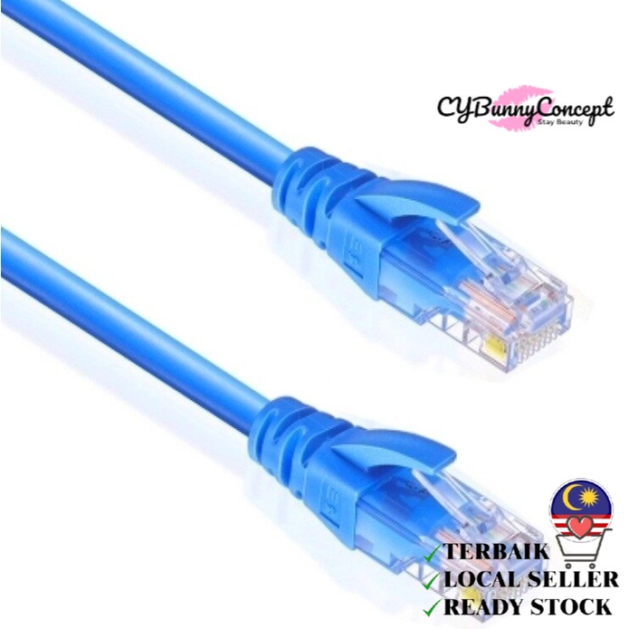 CYC 1M/1.5M/2M/3M/5M RJ45 LAN Cable Internet Lan Cable Kabel Internet ...