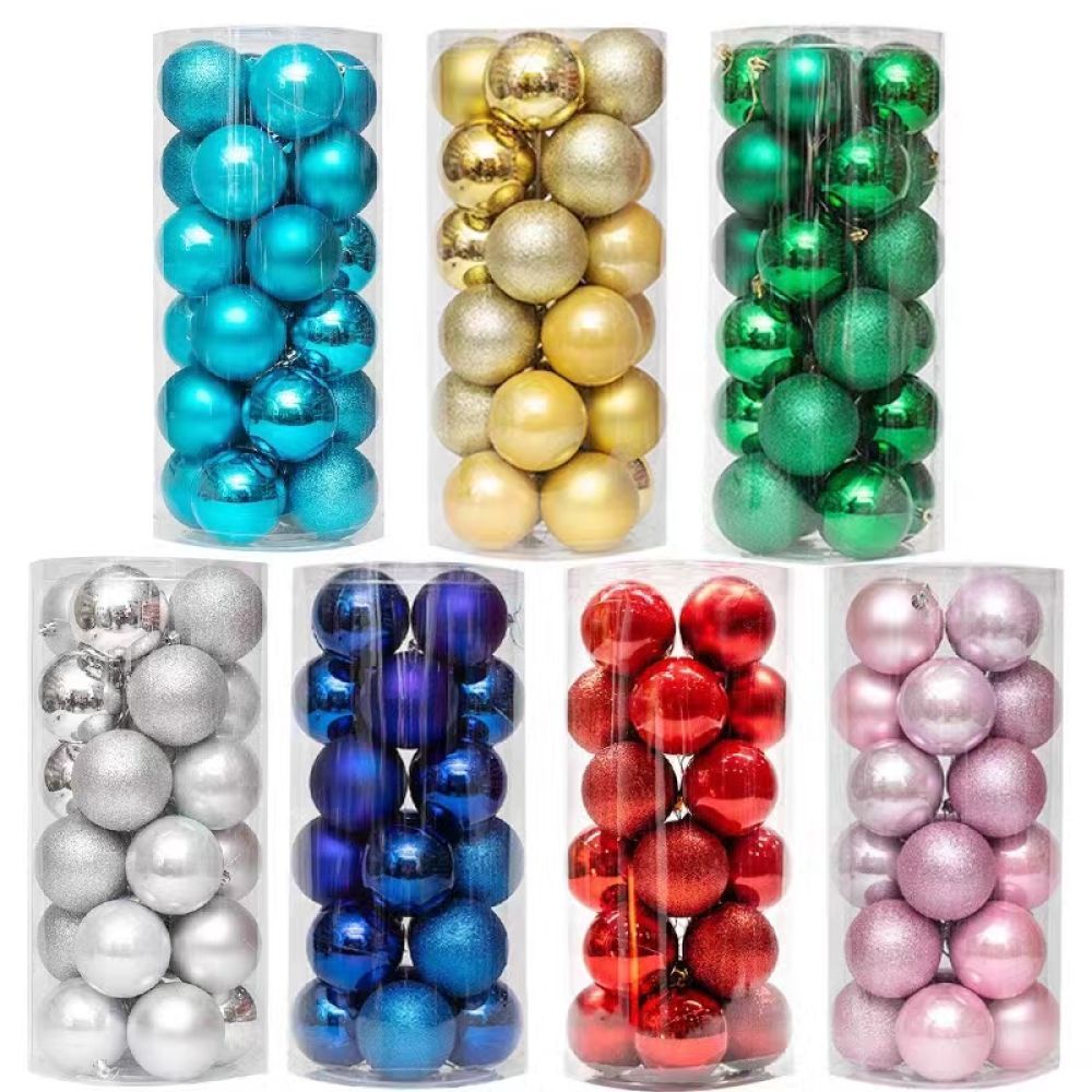 Big Size Shiny Matte Christmas Balls Set On Sale Seasonal Ornament ...