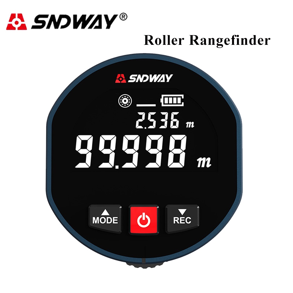 SNDWAY X30A X30D Roller Laser Rangefinder Digital Distance Meter Roll ...