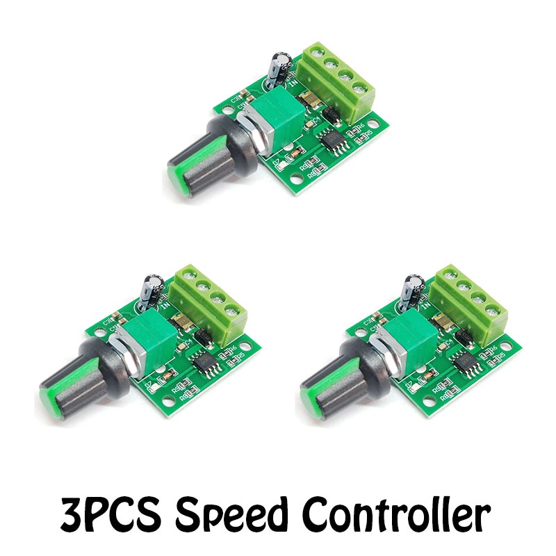 3PCS 1.8v 3v 5v 6v 7.2v 12v 2A 30W DC motor Speed control controller ...