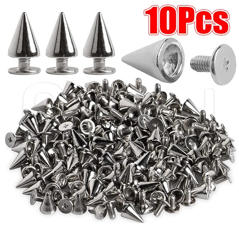 10Pcs/Set Rivet Decoration for Choker Clothes Bag Shoes Leather / Cool ...