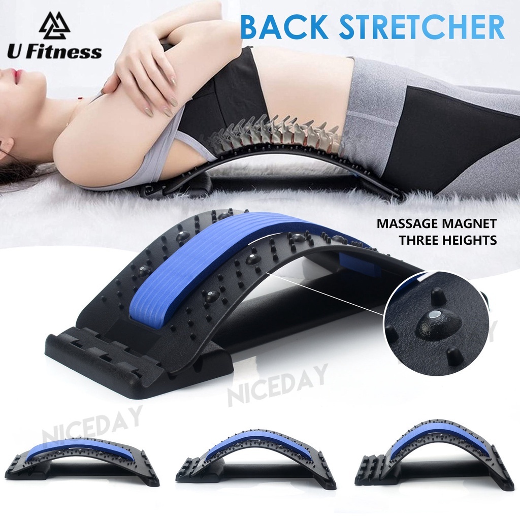 Magnetic Back stretcher Back Support Magic Back Support Plus Massager ...