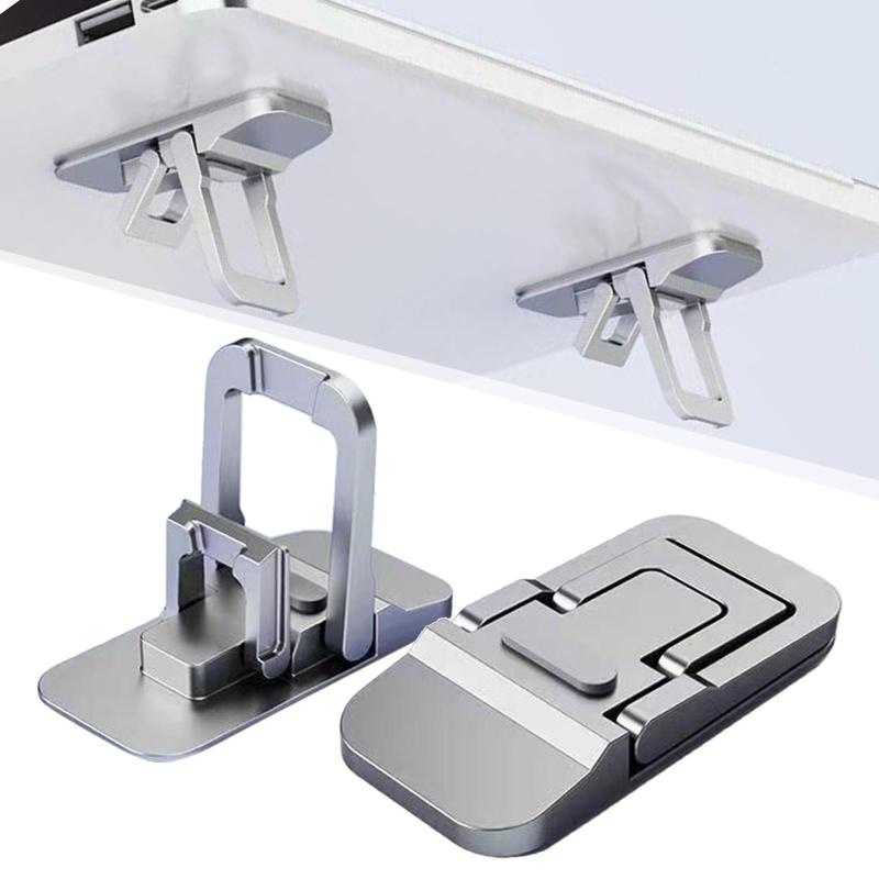 [ 2 Pieces Laptop Stand Invisible Computer Stand Foldable Self Sticky ...