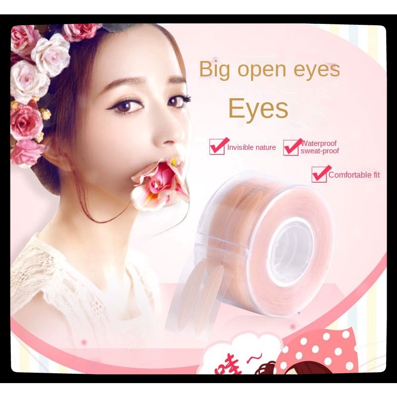 Roll Double Eyelid Sticker Lace Mesh Double Eyelid Sticker Flesh Color ...