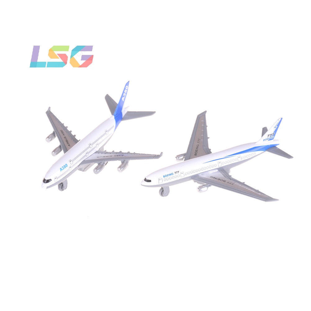 [LSG] Mini Aircraft model Toy Alloy materials kids toys Airbus A380 ...