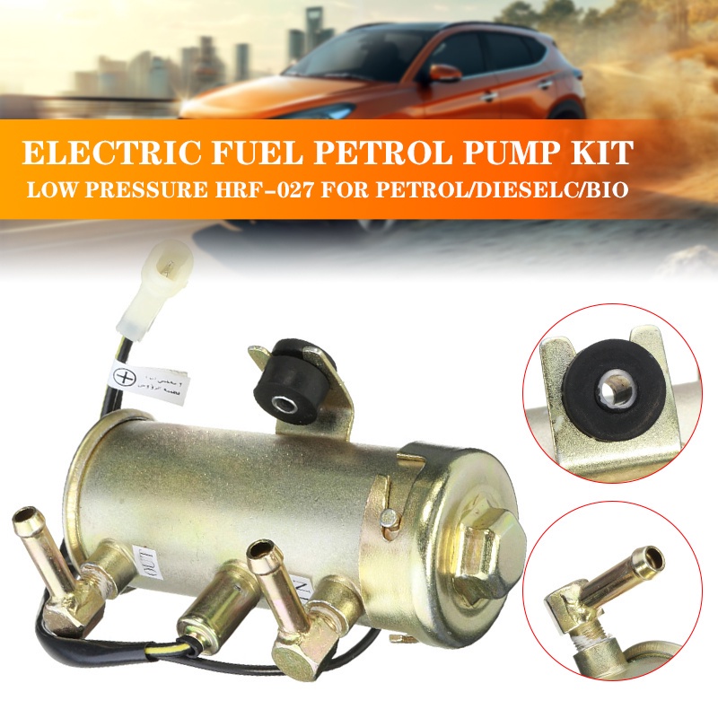Universal 12V 8MM High Quality Car Electric Accessories Fuel Pump Facet ...