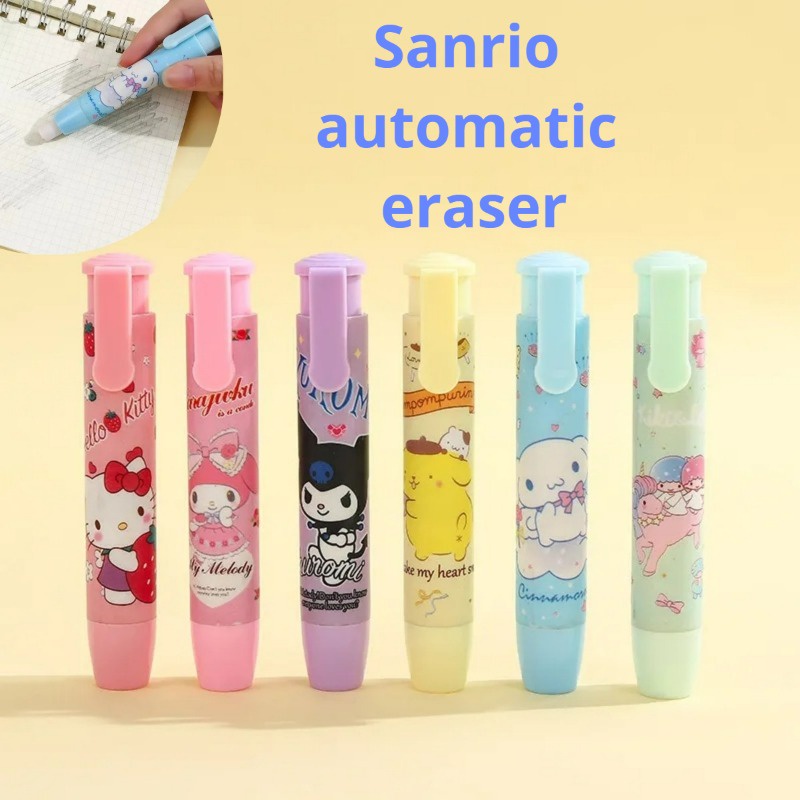 Creative Sanrio Eraser Anime Kawaii Hello Kitty Kuromi MyMelody ...