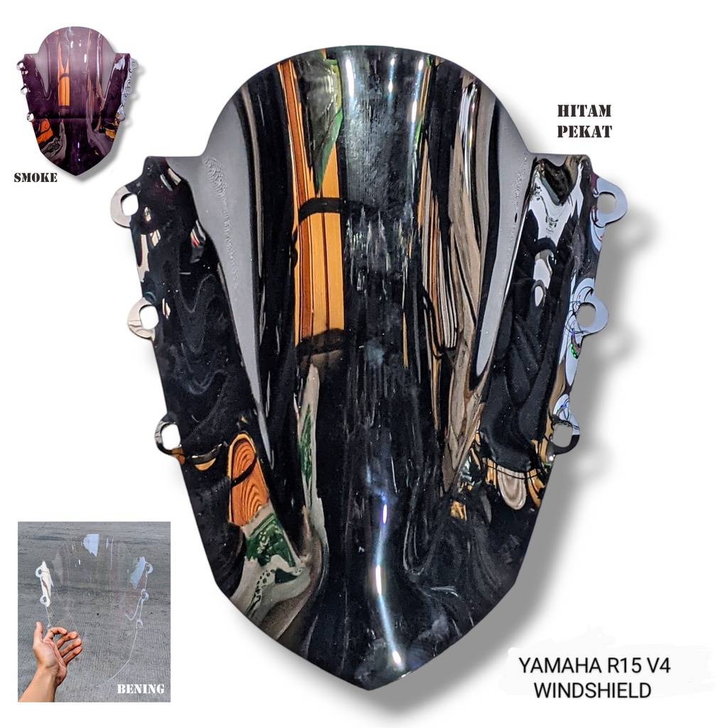 Windshield Yamaha R15 V4 Jenong GP Model - Motorcycle Shield Visor ...