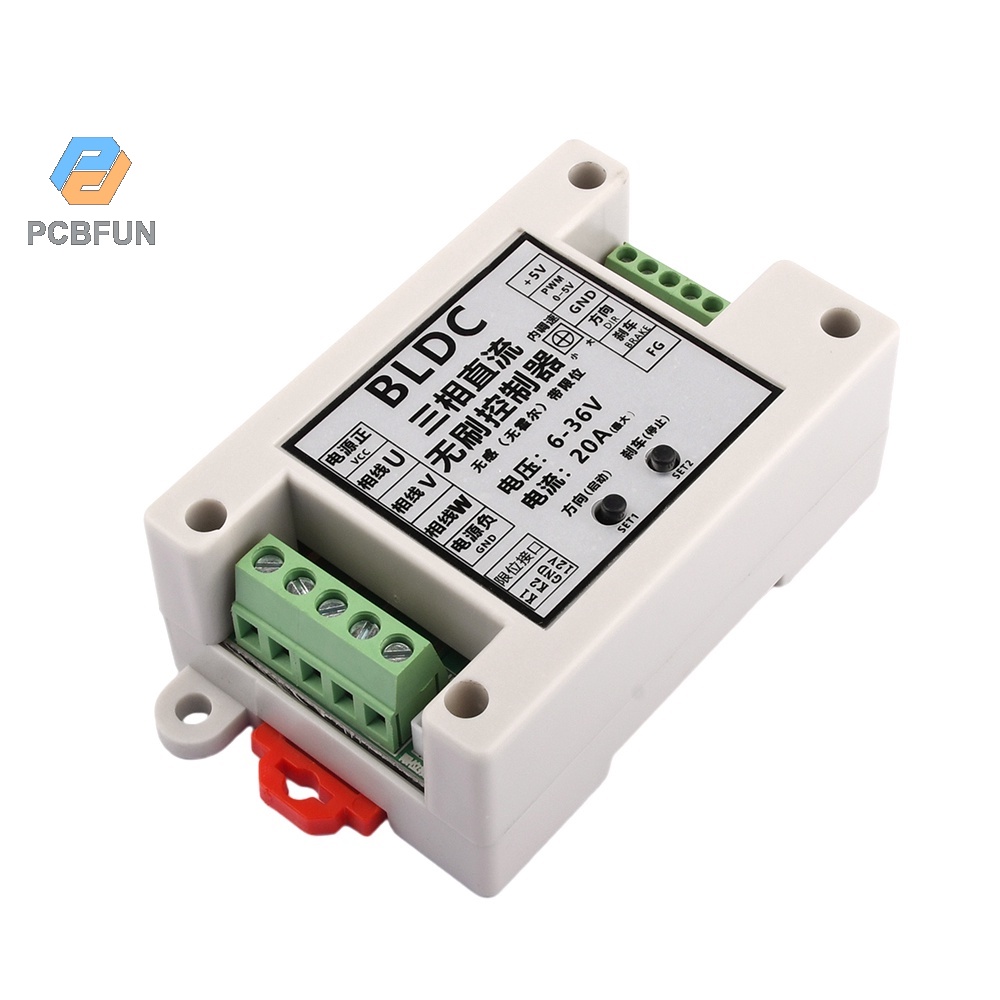 Pcbfun Zs-x14 400w Bldc 3-phase Dc Brushless Driver Control Board Motor ...