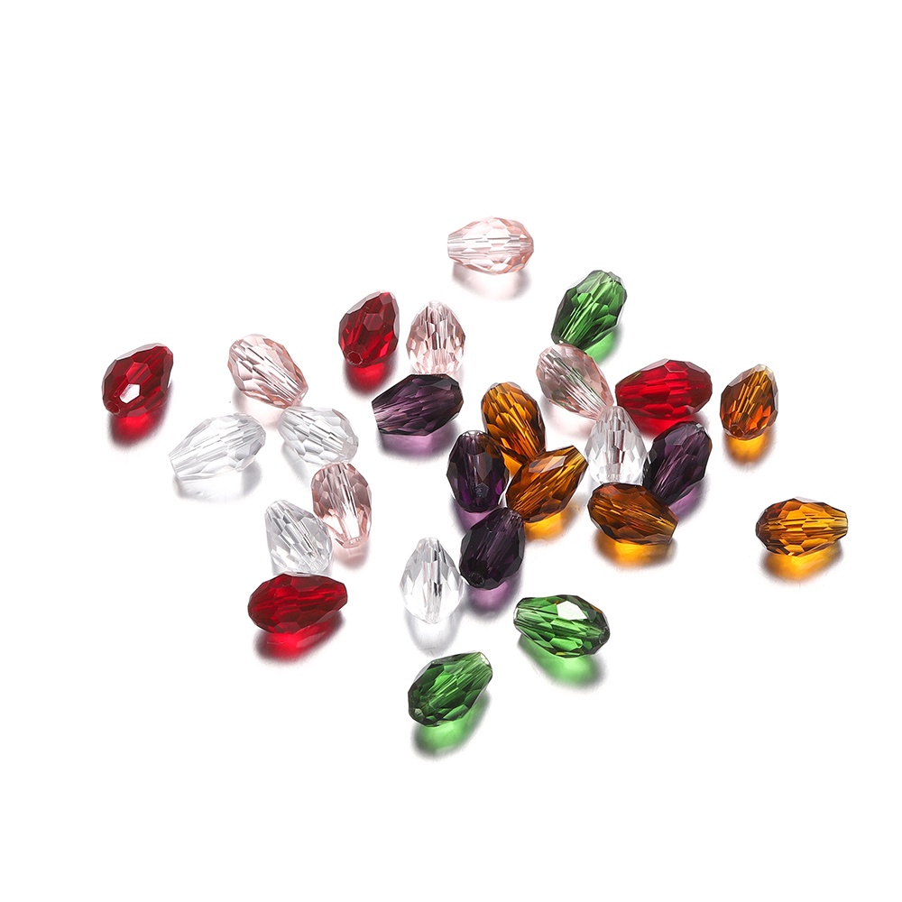 St. kunkka 8 * 12mm About 56 Teardrop Crystal Beads Crystal Water Drop ...