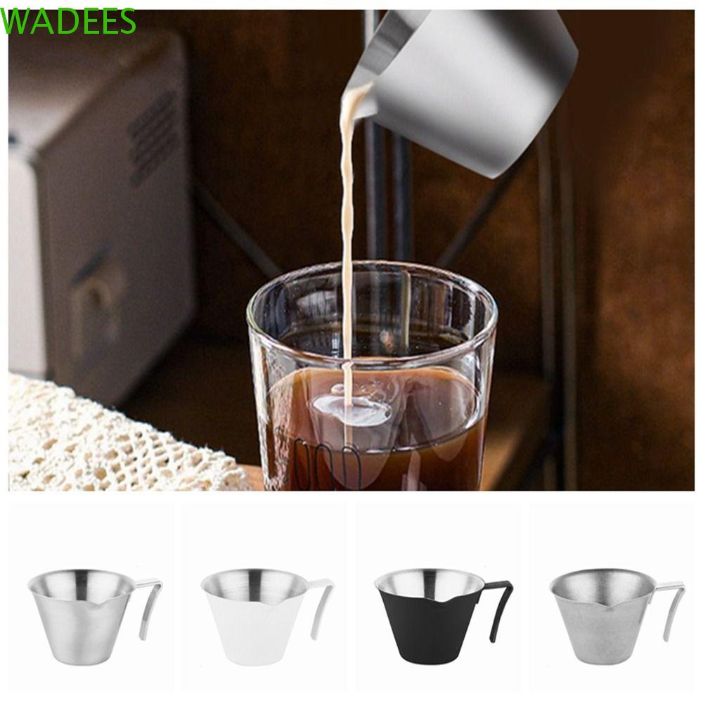 WADEES Espresso Measuring Cup, with Scale V-Shaped Spout, Coffee Jug ...