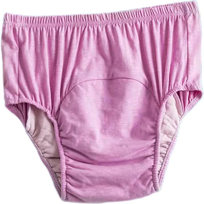 Adult Diaper Shorts Pants Cotton Women's Side Leakage Proof Washable ...