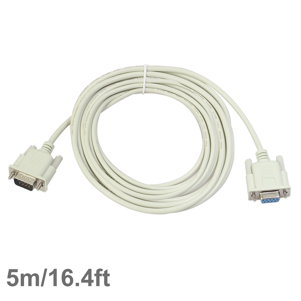 Serial RS232 9-Pin Male to Female DB9 9-Pin PC Converter Extension ...