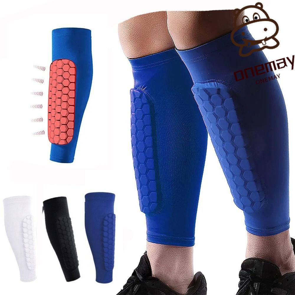 ONE-MAYSHOW Football Shin Guards, Honeycomb Breathe Protective Soccer ...